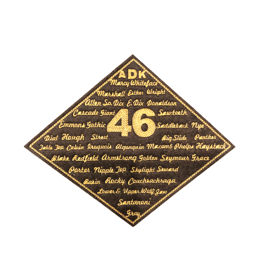 46 Adirondack Peaks Patch (Not for sale by themselves) – TDalton Clothing